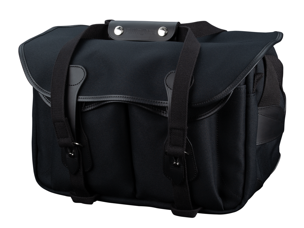 Billingham 335 MKII Camera Bag - Black FibreNyte / Black Leather ...